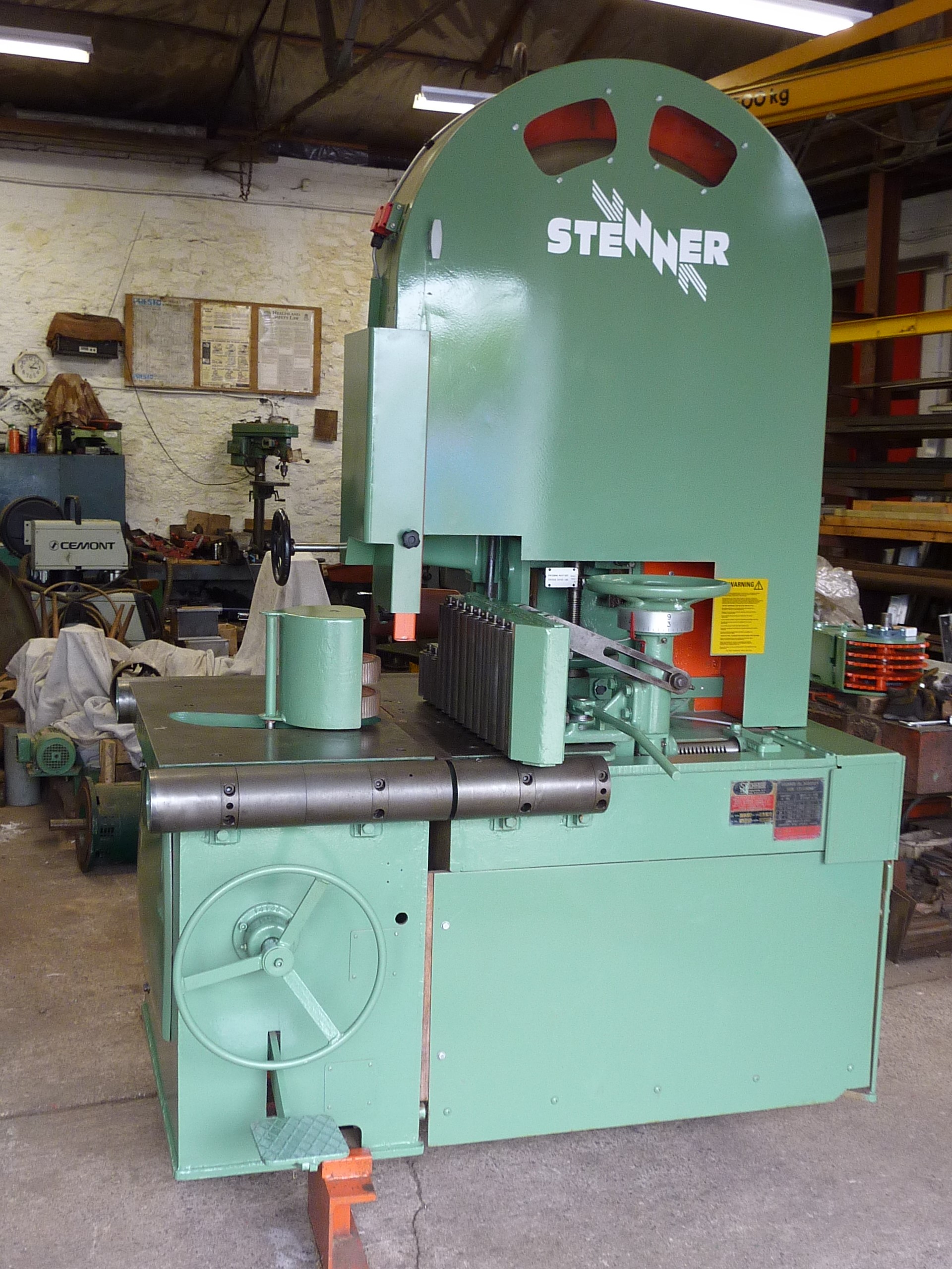 Stenner VHM36 resaw 100mm width saw - Rebuilt | Quantock Engineering ...
